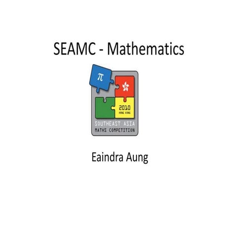 Seamc mathematics | PDF
