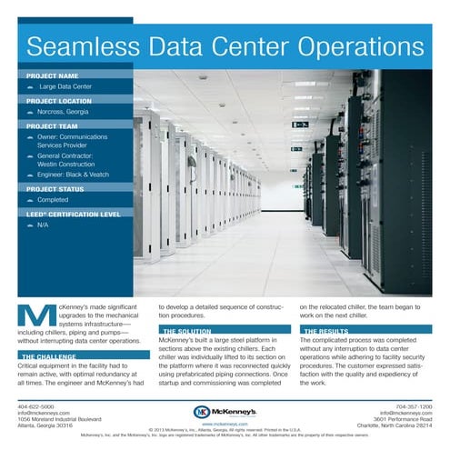 Seamless Data Center Operations | PDF