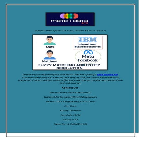 Seamless Data Pipeline Api Fast Scalable And Secure Solutionspdf