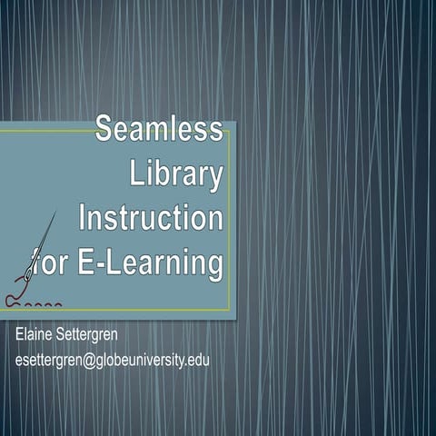 Seamless LI for E-Learning | PPTX