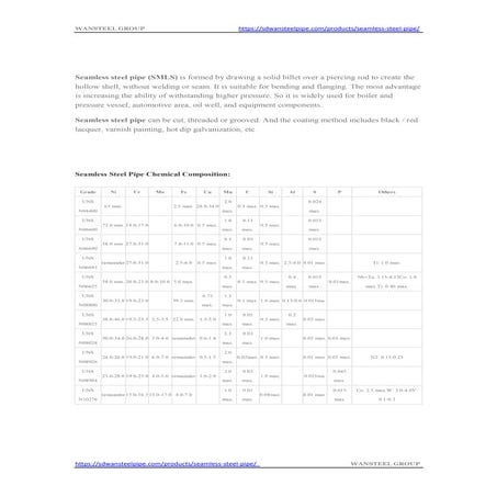Seamless steel pipe | PDF