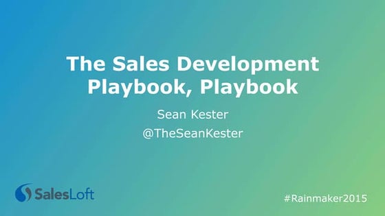 Sales Portfolio | PPT