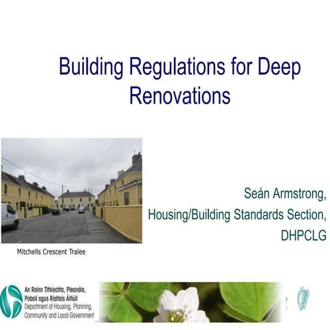 Deep Retrofit: Irish Housing Building Standards | PPTX