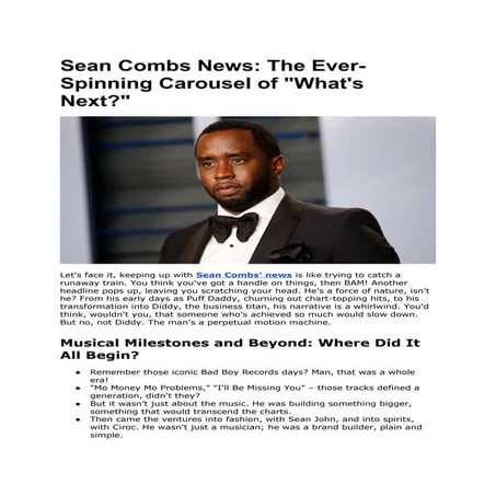 Sean Combs News_ The Ever-Spinning Carousel of _What's Next.docx