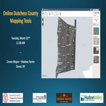 Online Dutchess County Mapping Tools | PPT