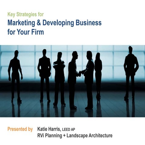 Key Strategies for Marketing & Developing Business for Your Firm | PDF