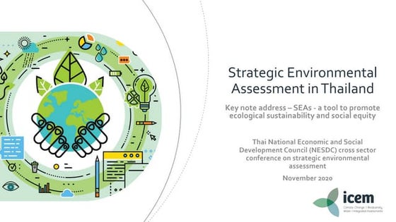 Introduction to Strategic Environmental Assessment | PPTX ...