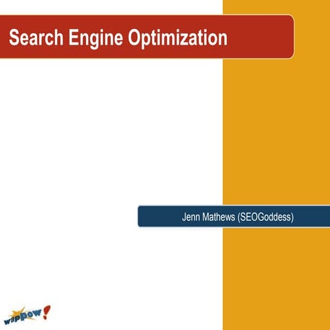 Search Engine Optimization (SEO) Beginner to Advanced | PPT