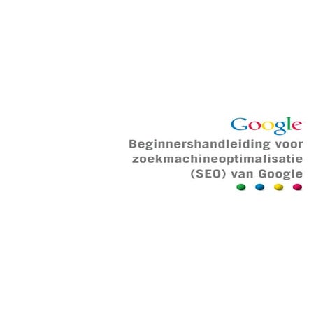 Search engine-optimization-starter-guide-nl | PDF