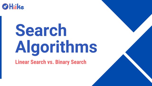 Search Algorithms Linear Search Vs Binary Search Which Is Better For Your Needs Ppt 7892