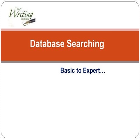 Search Basics | PPT