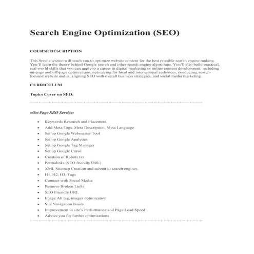 Search engine optimization | PDF