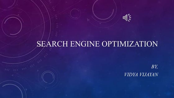 SEARCH ENGINE OPTIMIZATION (SEO) | PPTX | Search | Internet