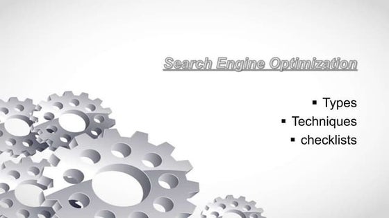 A BAsic Guide To Search Engine Optimization (SEO) | PPT