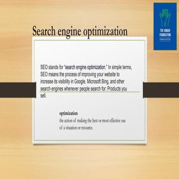 Search engine optimization(SEO) | PPTX