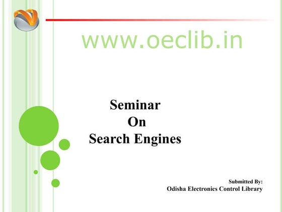 Search engine ppt | PPT