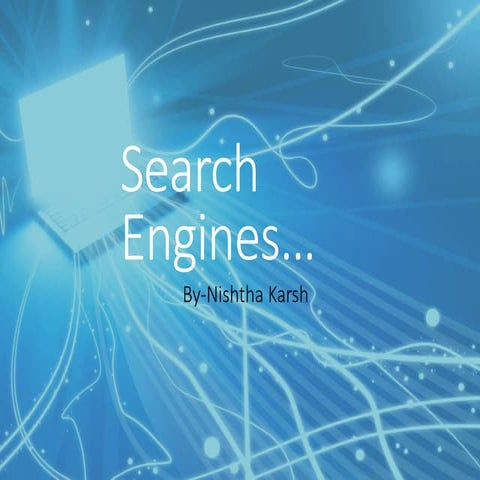 SEARCH ENGINE | PPTX