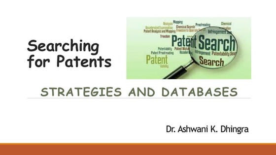 Patent Search | PPT