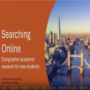 A Presentation on Effective Online Searching | PPTX