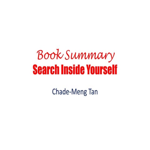 Search-Inside-Yourself Booksummary | PDF