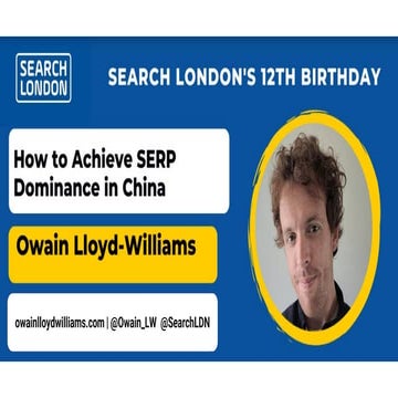 How to Achieve SERP Dominance in China | PDF