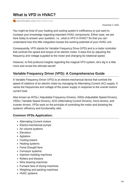 VAV (variable air volume) | PPT