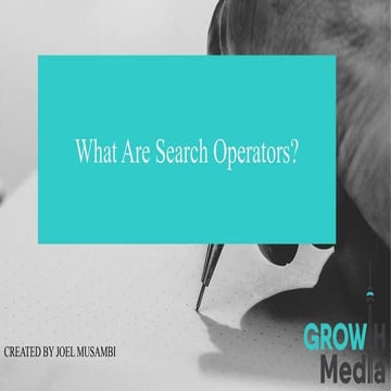 58 Search Operator Queries You Can Use Today | PPTX | Search | Internet