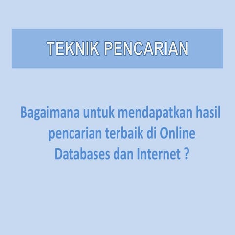 Search technique | PDF