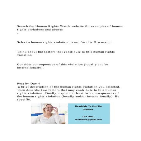 Search the Human Rights Watch website for examples of human ri.docx