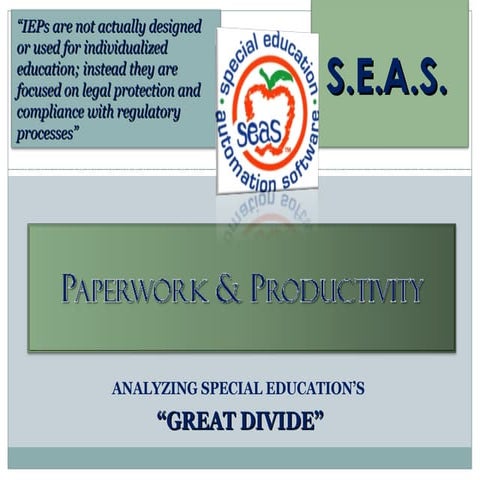 The SIAS process the importance of the individual support plan (ISP ...