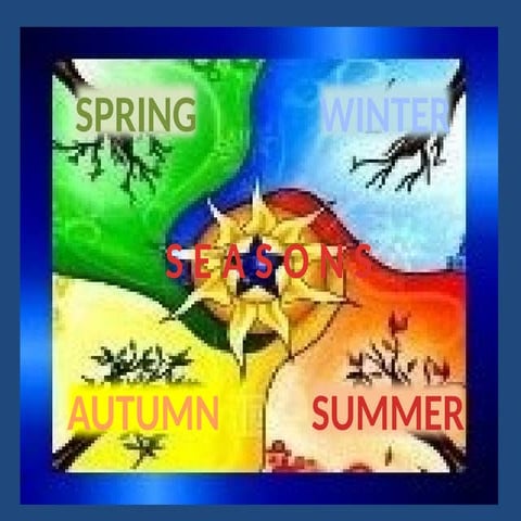 Seasons new esl it is a presentation about seasons | PPTX