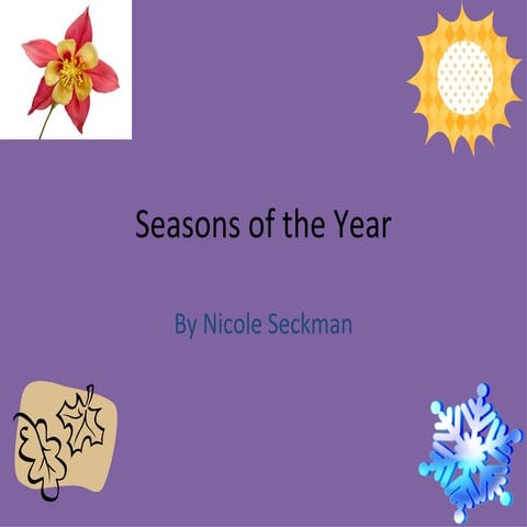 Seasons Of The Year | PPT