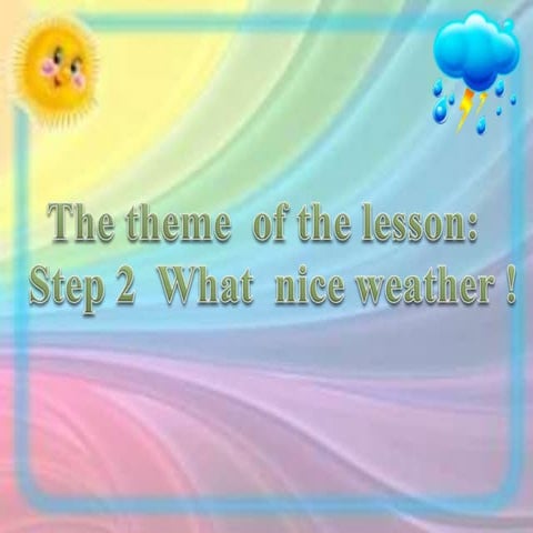 Seasons and weather | PPT