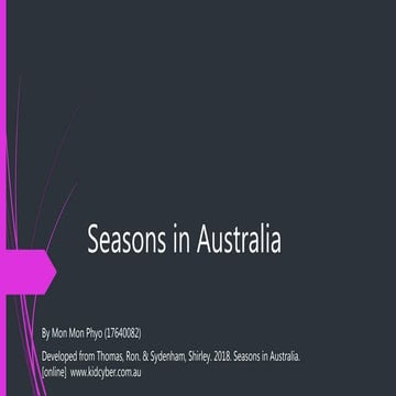 Seasons in australia | PPT