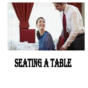 foods and beverages Seating a table.pptx