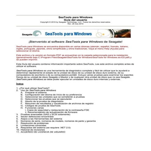 Sea tools for_windows.es