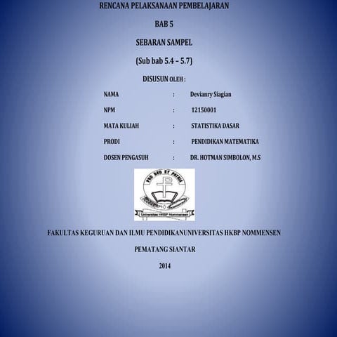 Sebaran sampel | PPT