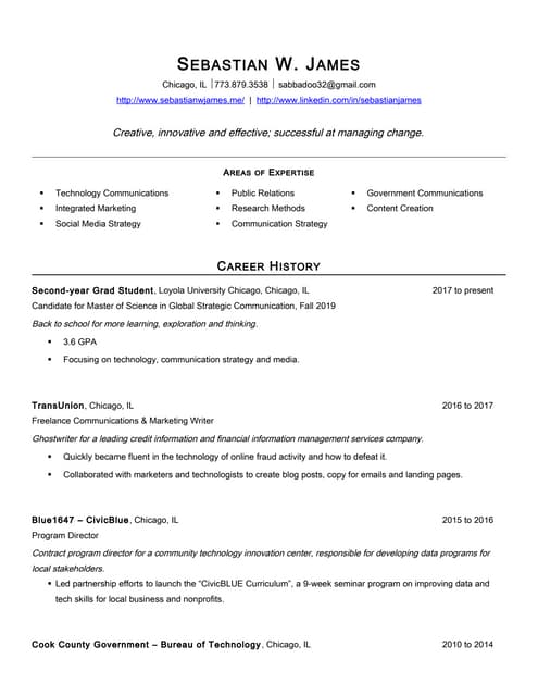 Resume , RevNYC | PDF