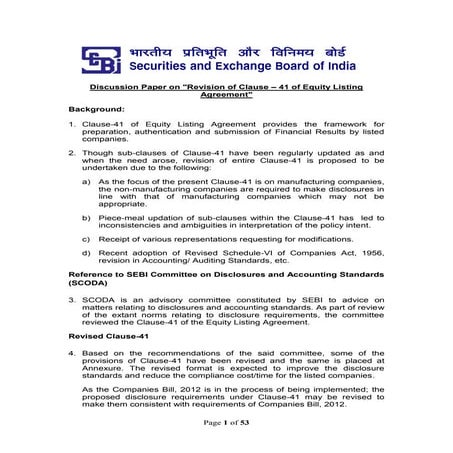 Regular compliances of NSE and BSE. | PDF