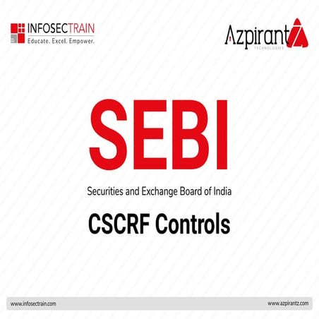 SEBI_ CSCRF_ Controls InfosecTrain .pdf