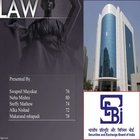 SEBI | PPT