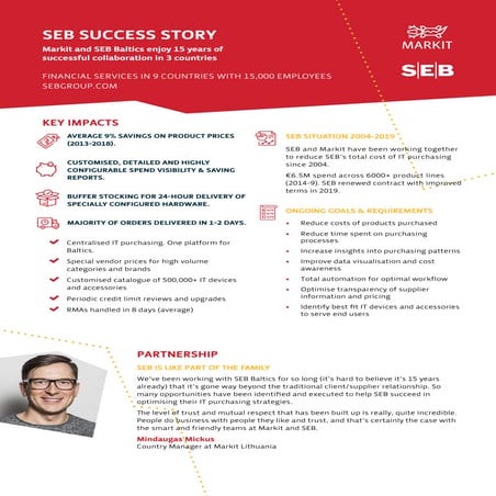 SEB IT Purchasing Success Story | PDF