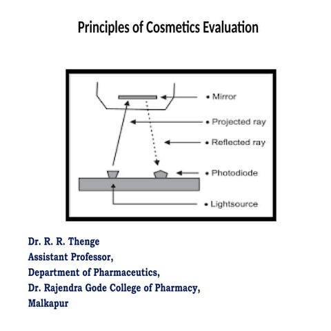 Sebumeter and Corneometer Principle and Working.pptx