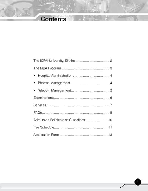 MBA in Hospital Management | PPT | Business Administration | Business