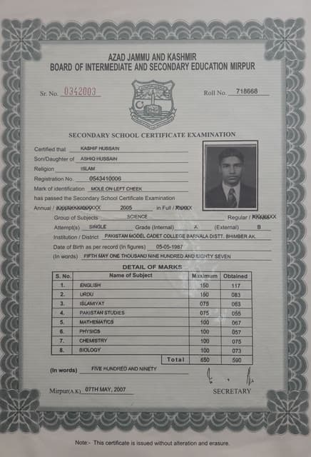 BRAC Certificate and marksheet | PDF