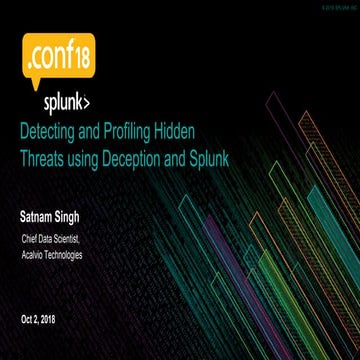 Using Deception to Detect and Profile Hidden Threats | PPTX | Computing | Technology & Computing