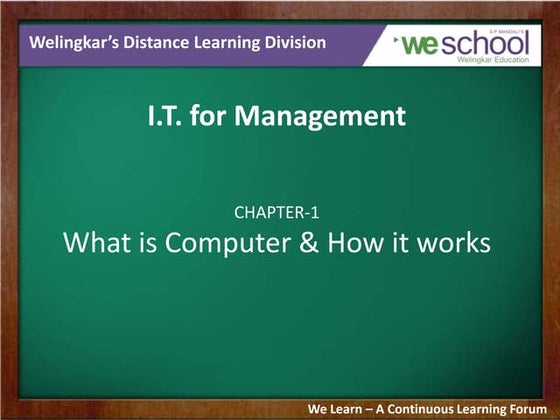How A Computer Works | PPT | Computing | Technology & Computing