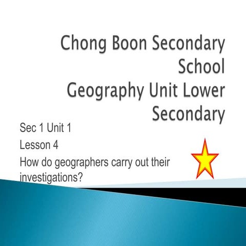 Sec 1 geog unit 1 lesson 4 | PPT