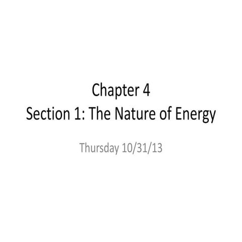 Kinetic and Potential energy | PPTX