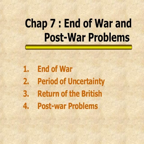 Sec2 Chap8 Postwar Problems[1] | PPT